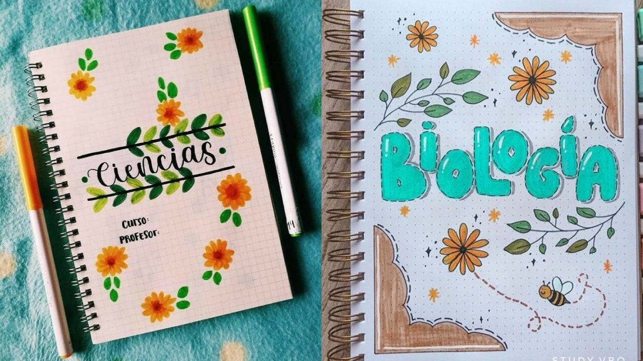 7 Ideas De Portadas Para Cuaderno Fáciles Y Hermosas
