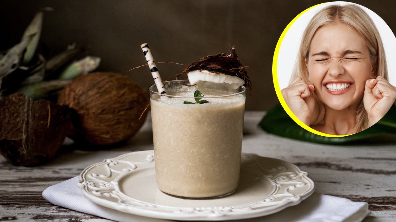 Deliciosa receta de horchata de coco saludable para combatir el calor